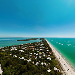 Aerial 360˚ View at South Seas Island Resort, Captiva, Florida, USA